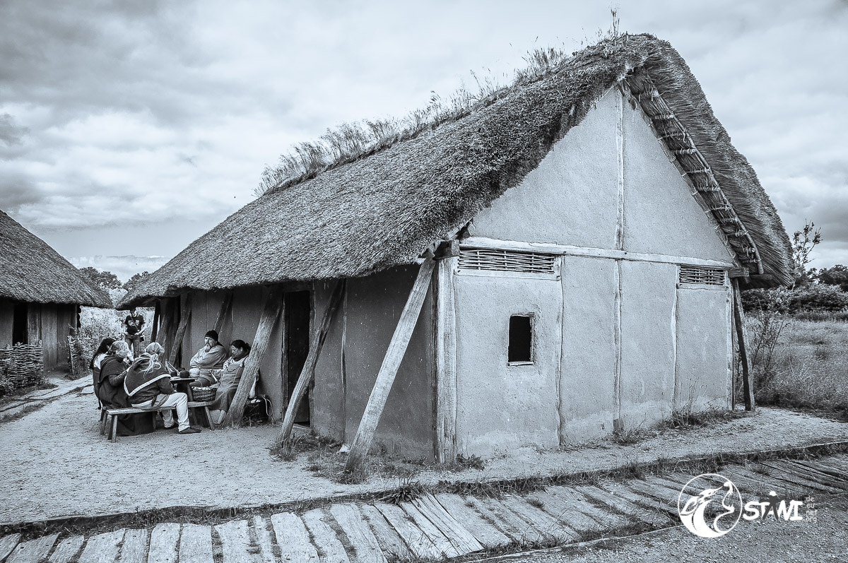 Wikinger Haus – black and white Fotoblog